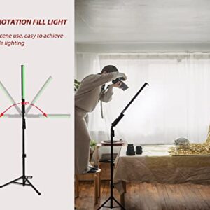 RGB Handheld LED Photography Light Wand ,9-Color Video Light Stick, Tripod Photography Kit, Built-in Rechargeable Battery, 1000 Lumens Adjustable 3200K-5600K