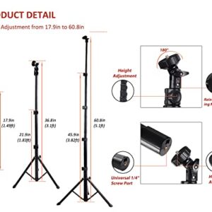 RGB Handheld LED Photography Light Wand ,9-Color Video Light Stick, Tripod Photography Kit, Built-in Rechargeable Battery, 1000 Lumens Adjustable 3200K-5600K