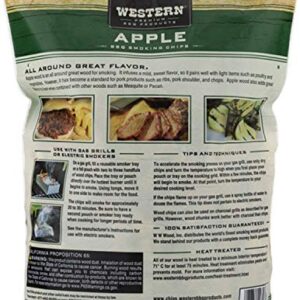 Ultimate Western BBQ Smoking Wood Chips Variety Pack Bundle (3)- Apple, Pecan, and Cherry Flavors