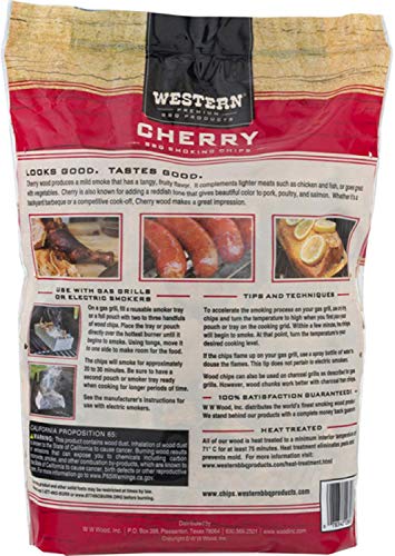 Ultimate Western BBQ Smoking Wood Chips Variety Pack Bundle (3)- Apple, Pecan, and Cherry Flavors