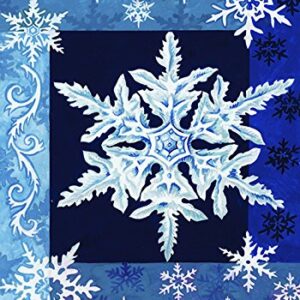 Toland Home Garden 28x40 Inch Double Sided Garden Flag Winter Flag, Cool Snowflakes Winter Garden Flag House Flag For Outdoor Yard Decoration