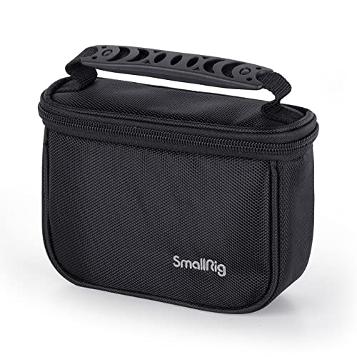 SMALLRIG Mini Camera Storage Bag, Protective Carrying Case, Handbag Box for DJI Action 2 / Follow Focus / LED Light / Microphone, Adjustable Dividers – 3704