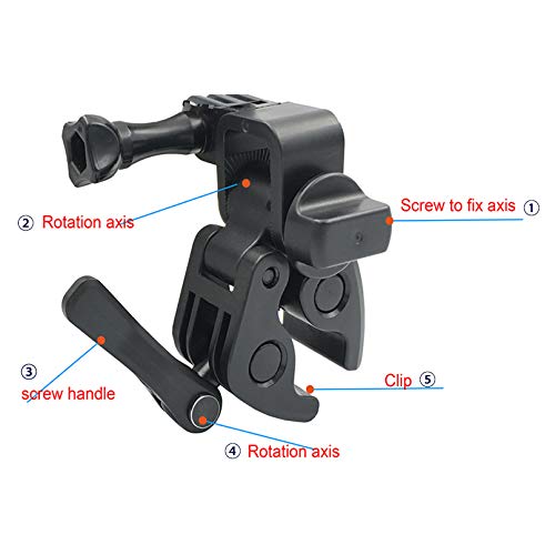 vgsion Sportsman Gun/Rod/Bow Mount for GoPro Hero 11, Hero 10, Hero 9, Hero8, Insta360 One RS, Action Cameras