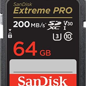 SanDisk 64GB SDXC Extreme Pro Memory Card (10 Pack) 4K V30 UHS-I Speed Class 10 (SDSDXXU-064G-GN4IN) Bundle with (1) Everything But Stromboli 3.0 SD/TF Card Reader