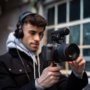 Sennheiser Professional MKE 400 Directional On-Camera Shotgun Microphone with 3.5mm TRS and TRRS Connectors for DSLR, Mirrorless & Mobile , Connects with Auxiliary