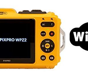 KODAK PIXPRO WPZ2 Rugged Waterproof Digital Camera 16MP 4X Optical Zoom 2.7" LCD Full HD Video, Yellow