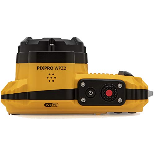 KODAK PIXPRO WPZ2 Rugged Waterproof Digital Camera 16MP 4X Optical Zoom 2.7" LCD Full HD Video, Yellow