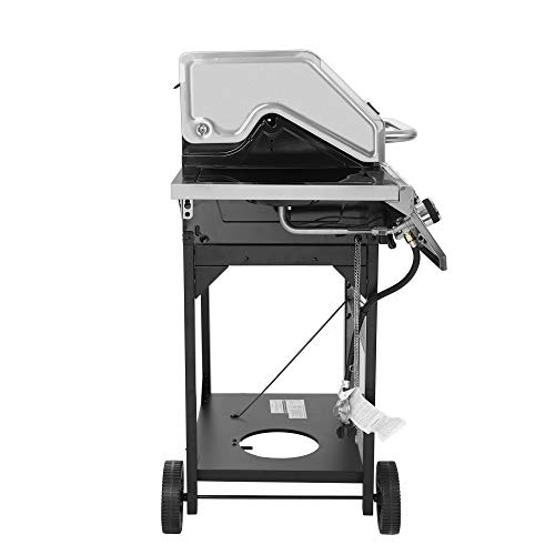 Royal Gourmet GA5401T 5-Burner BBQ Liquid Propane Gas Grill with Sear Burner and Side Burner, Stainless Steel 64,000 BTU Patio Garden Picnic Backyard Barbecue Grill, Silver