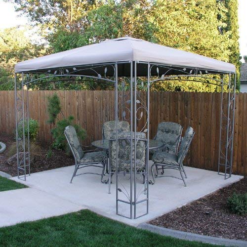 Garden Winds Victoria Gazebo Replacement Canopy Top Cover - RipLock 350