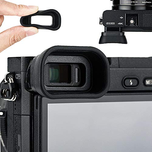 Soft Silicon Camera Viewfinder Eyecup Eyepiece Eyeshade for Sony A6000 A6100 A6300 Eye Cup Protector Replaces Sony FDA-EP10