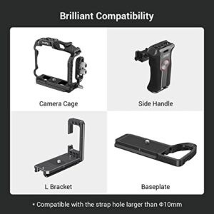 SMALLRIG Camera Cage Wrist Strap, Hand Strap with Quick Adjustable and Detachable Design Secure Grip for Camera Cage Camera Handle and L Bracket - 3848