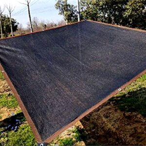 B L 90% Shade Cloth 6.5 Ft x 10 Ft, Black Premium Mesh Shade Panel with Grommets for Plant Cover, Greenhouse, Barn,Top Shade Cloth Quality Panel for Flowers, Plants, Patio Lawn