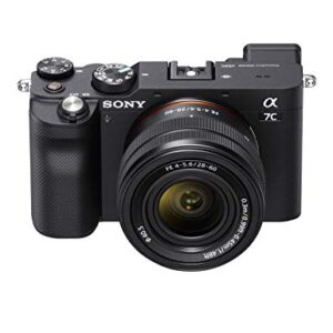 Sony Alpha 7C Full-Frame Compact Mirrorless Camera Kit - Black (ILCE7CL/B)