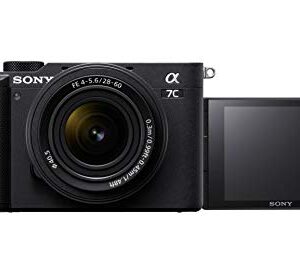 Sony Alpha 7C Full-Frame Compact Mirrorless Camera Kit - Black (ILCE7CL/B)