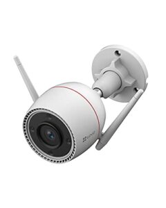 ezviz security camera outdoor, 2k wifi camera with motion alert, color night vision and ip67 waterproof, ai-powered person detection, two-way talk, compatible with alexa google home | c3tn