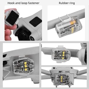 HeiyRC Mini 3 Pro Drone Strobe Light for DJI Air 2S Mavic Mini 2 SE Mavic 3 Classic Night Flight FAA Anti Collision Rechargable Led Lamp Accessory