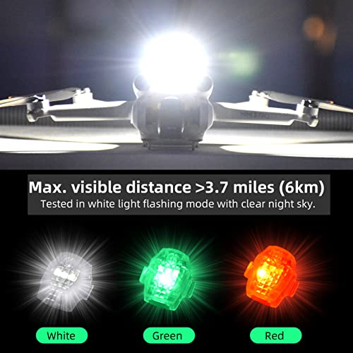 HeiyRC Mini 3 Pro Drone Strobe Light for DJI Air 2S Mavic Mini 2 SE Mavic 3 Classic Night Flight FAA Anti Collision Rechargable Led Lamp Accessory