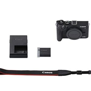 Canon Mirrorless Camera [EOS M6 Mark II] (Body) for Vlogging|CMOS (APS-C) Sensor| Dual Pixel CMOS Auto Focus| Wi-Fi |Bluetooth and 4K Video, Black