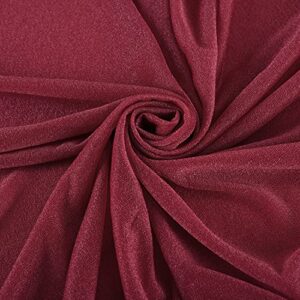 PARTISKY Wedding Arch Draping Fabric, 1 Panel Burgundy Sheer Backdrop Curtain Tulle Fabric Drapery for Arbor Wedding Archway Ceremony Party Ceiling Decor Backdrop