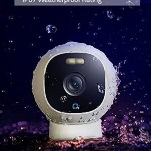 eufy security S210 Outdoor Cam, All-in-One Outdoor Security Camera with 2K Resolution, Spotlight, Color Night Vision, No Monthly Fees, Wired Camera, Security Camera Outdoor, IP67 Weatherproof