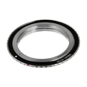 Fotodiox Lens Mount Adapter - Nikon Nikkor F Mount D/SLR Lens to Canon EOS (EF, EF-S) Mount SLR Camera Body