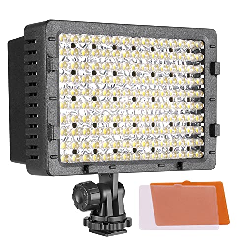 NEEWER® 160 LED CN-160 Dimmable Ultra High Power Panel Digital Camera / Camcorder Video Light, LED Light compatible with Canon, Nikon, Pentax, Panasonic,SONY, Samsung and Olympus Digital SLR Cameras