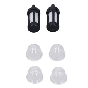 Zerodis Blower Accessories, Fine Filtering High Reliability Air Fuel Filter Primer Bulb Kit ABS Sponge for Garden Tool