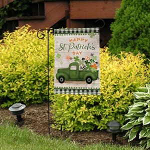 St. Pat's Pickup Holiday Garden Flag 12.5" x 18" Briarwood Lane