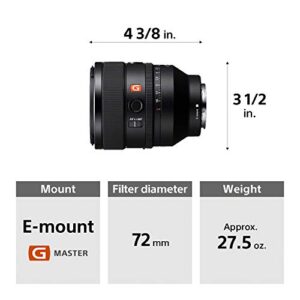 Sony FE 50mm F1.2 GM Full-Frame Large-Aperture G Master Lens