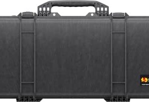 Pelican Protector 1720 Long Case - Multi-Purpose Hard Case with Foam - Tripod, Camera Equipment, Sportsmans Gun Case, Electronics Gear, and More (Black)