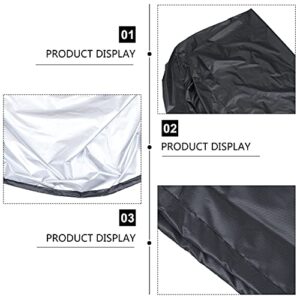 BESPORTBLE Outdoor BBQ Cover Square Shape Polyester Barbecue Oven Cover Grill Cover Garden Grill Cover