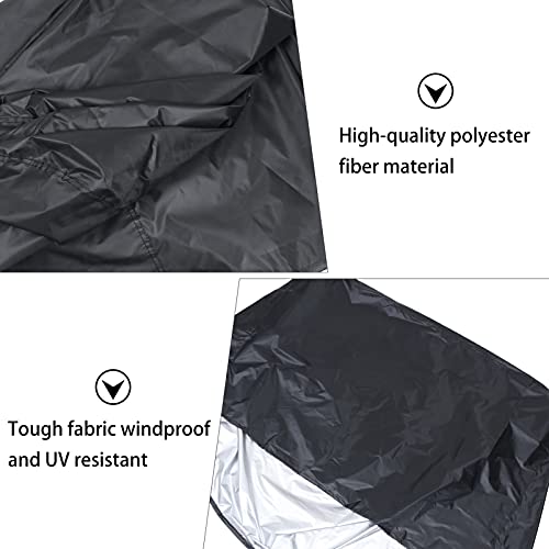 BESPORTBLE Outdoor BBQ Cover Square Shape Polyester Barbecue Oven Cover Grill Cover Garden Grill Cover