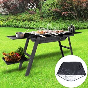 BESPORTBLE Outdoor BBQ Cover Square Shape Polyester Barbecue Oven Cover Grill Cover Garden Grill Cover