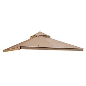 Garden Winds Lighted Gazebo Replacement Canopy Top Cover - RipLock 350