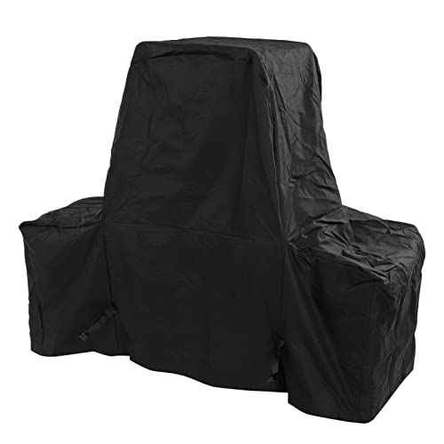 Garden kit Grill Cover Outdoor Household Waterproof Dustproof Tear Resistant Black BBQ Gas Grill Cover with Storage Bag