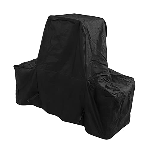 Garden kit Grill Cover Outdoor Household Waterproof Dustproof Tear Resistant Black BBQ Gas Grill Cover with Storage Bag