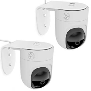 teccle metal wall mount for eufy security solo indoorcam p24, provide better viewing angles