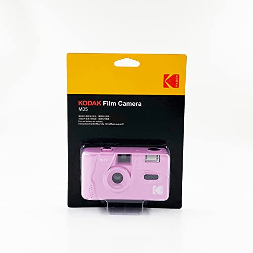 Kodak M35 35mm Film Camera, Reusable, Focus Free, Easy to Use, Build in Flash and Compatible with 35mm Color Negative or B/W Film (Film and AAA Battery NOT Included) (Purple)