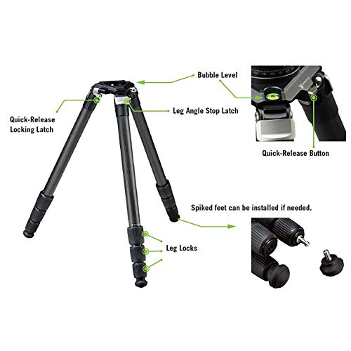 Vortex Optics Radian Carbon Tripod Kits (Ball Head Kit)