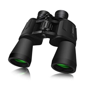 skygenius 10 x 50 binoculars for adults full-size, binoculars for bird watching sightseeing wildlife watching with low light night vision