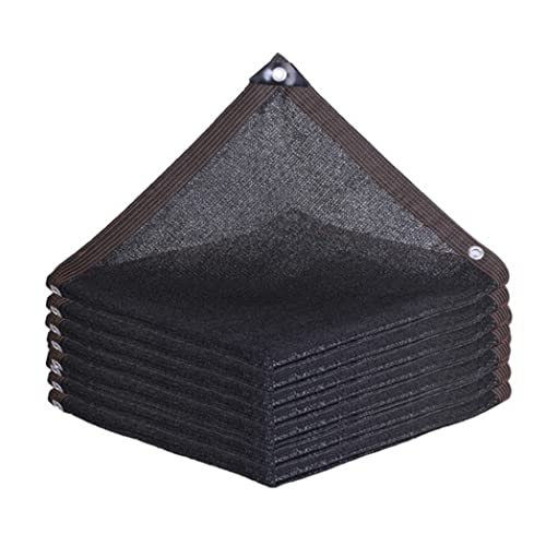 Shade Cloth, Mesh Sun Block Fabric Shade Cloth with Grommets, Heavy Duty Greenhouse Outdoor Heat-Insulation Net for Garden Cover Flowers Plants(6ft X 16ft).