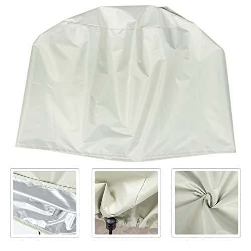 HANABASS Small Grill Cover BBQ Grill Cover Drawstring Grill Cover Garden Grill Cover Cover Round Grill Cover