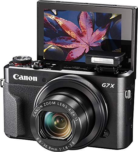 Canon PowerShot Digital Camera G7 X Mark II with Wi-Fi & NFC, LCD Screen, and 1-inch Sensor - (Black) 11 Piece Value Bundle