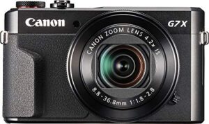 Canon PowerShot Digital Camera G7 X Mark II with Wi-Fi & NFC, LCD Screen, and 1-inch Sensor - (Black) 11 Piece Value Bundle