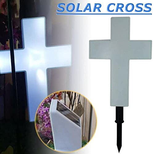 Cross Led Solar Pathway Lights Waterproof Outdoor Solar Lamp for Garden/Landscape/Yard/Patio/Driveway Lighting