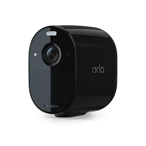 Arlo Essential Spotlight Camera - 1 Pack - Wireless Security, 1080p Video, Color Night Vision, 2 Way Audio, Wire-Free, Direct to WiFi No Hub Needed, Works with Alexa, Black - VMC2030B