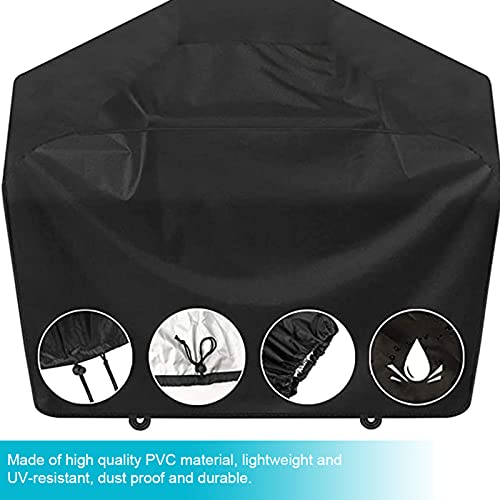 Garden Barbecue Protector, Rainproof 80x66x100cm Waterproof BBQ Cover with 1 X Storage Bag for Travel for Outdoor for Park