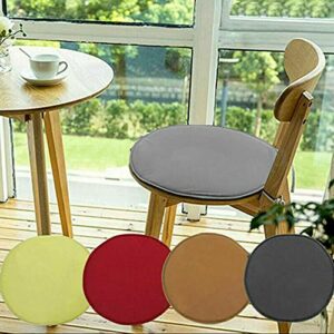 XUANQI Round Garden Chair Pads 38Cm/15 Inch Diameter Seat Cushion for Outdoor Bistros Stool Patio Dining Room Outdoor Patio Cushions, 1 Count (Pack of 1)