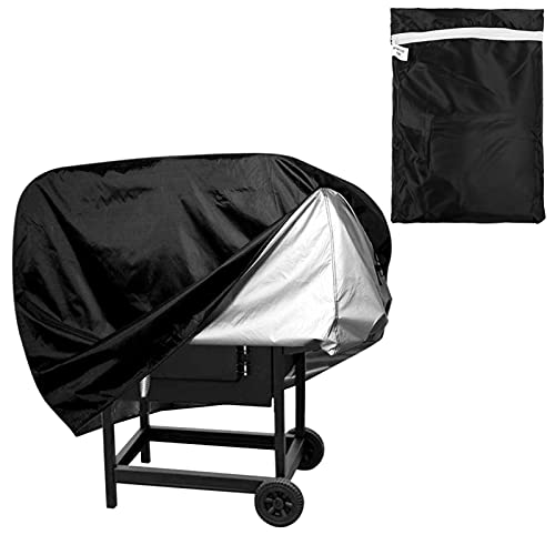 QSTNXB Grill Cover, Foldable Easy to Clean Outdoor Grill Covers with Hemming Rope Design, Durable Rainproof Coldproof Sunproof Waterproof BBQ Cover, for Garden, Park, Lawn, Family