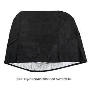 QSTNXB Grill Cover, Foldable Easy to Clean Outdoor Grill Covers with Hemming Rope Design, Durable Rainproof Coldproof Sunproof Waterproof BBQ Cover, for Garden, Park, Lawn, Family